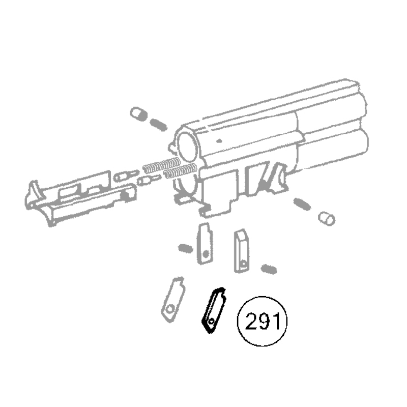 Ejector coupling plate, right - Fair